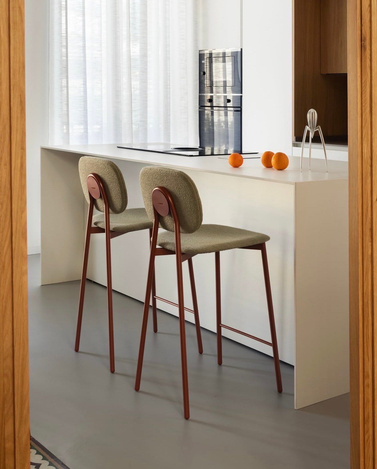 Tata Young Stool / Bar-Kitchen-Fabric Stool – sofa-bed-futon